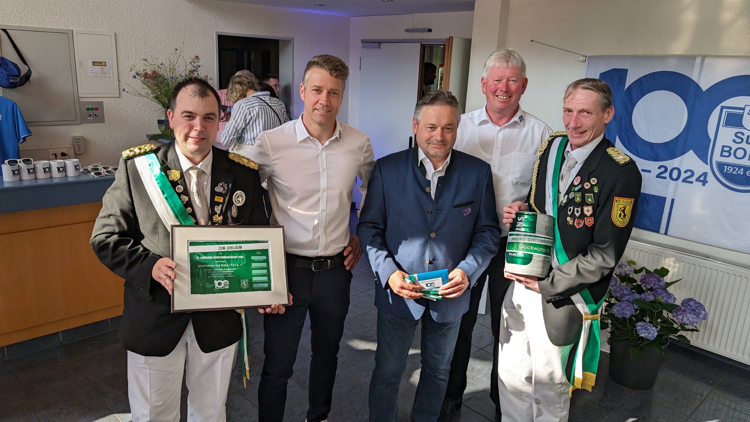 100 Jahre SuS Boke - Schützen gratulieren - St.-Landolinus-Schützenbruderschaft Boke e. V.